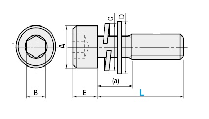 Socket Head Sems Screws SJ-20053